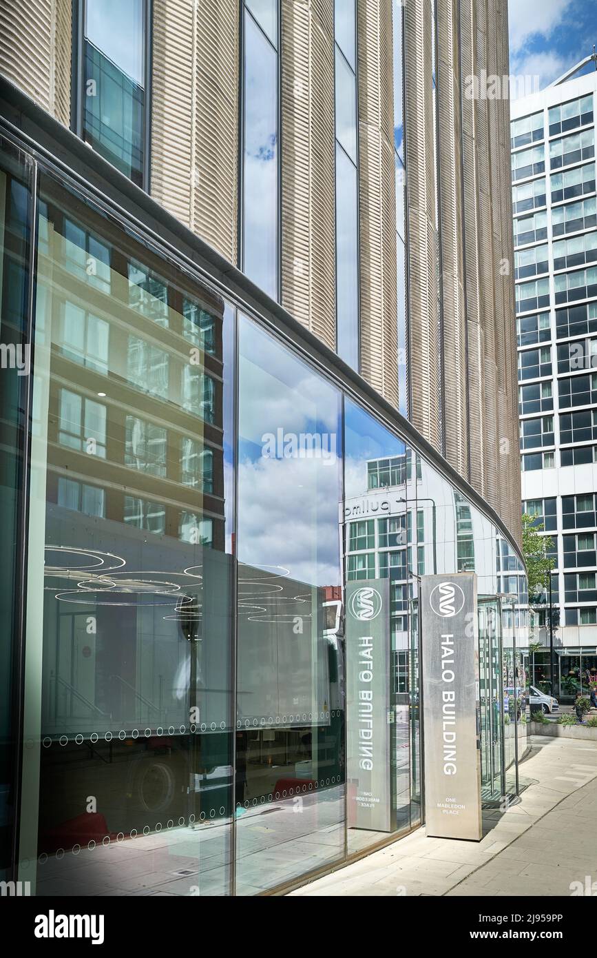 Halo office building, One Mabledon Place, London, England Stock Photo ...