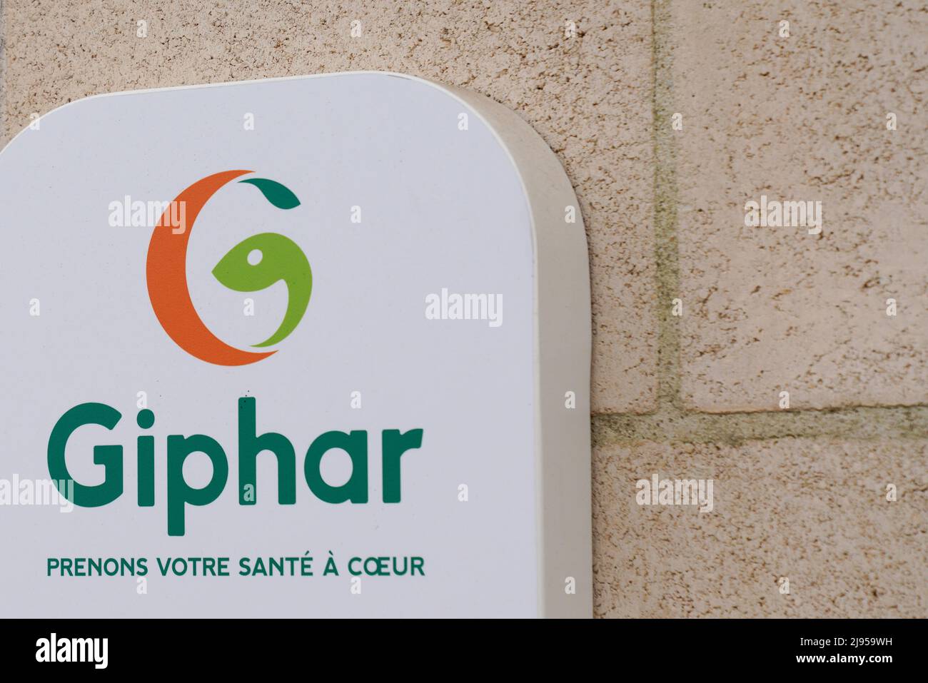 Bordeaux , Aquitaine France - 05 05 2022 : giphar logo brand and text ...