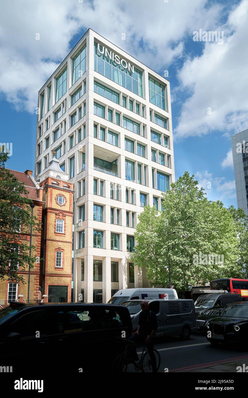 Unison (trade union, most of whose members work in the public sector ...