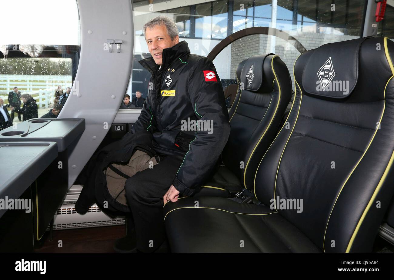 Inauguration of the new man team bus vfl borussia munich hi-res stock ...