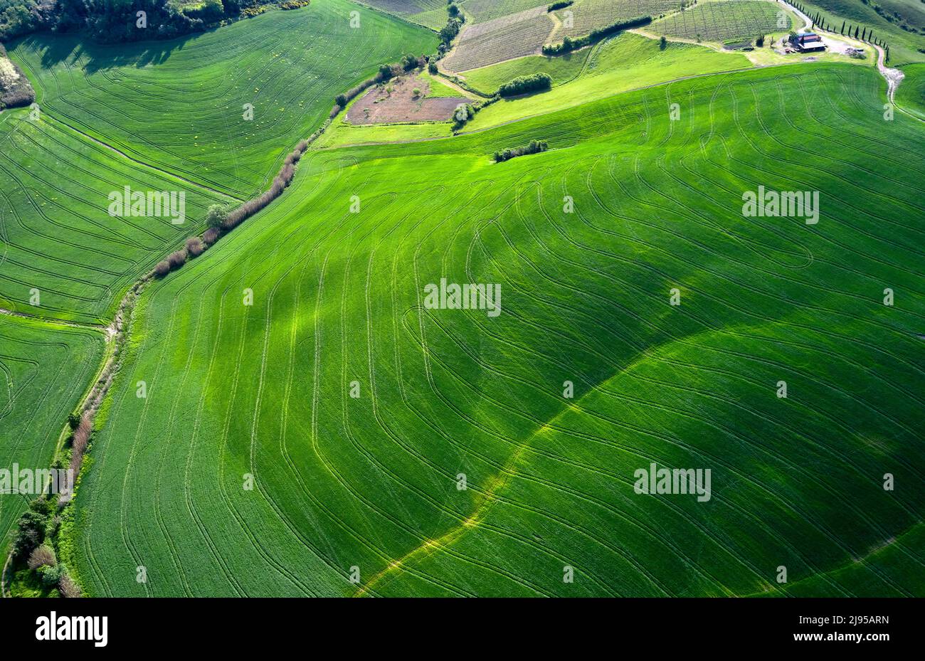 Hills aerial view hi-res stock photography and images - Alamy