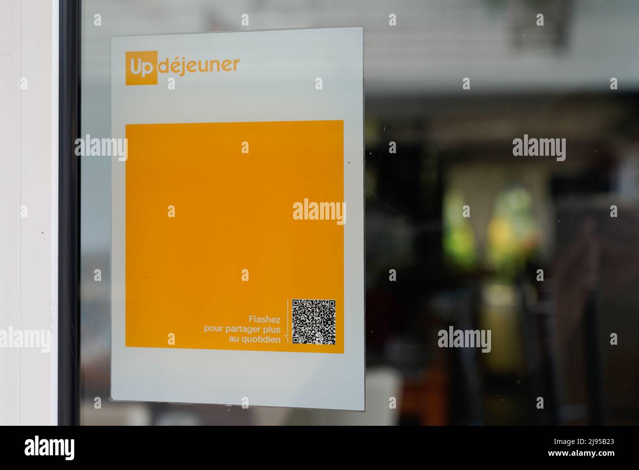 Bordeaux , Aquitaine France - 05 08 2022 : up dejeuner logo brand ...