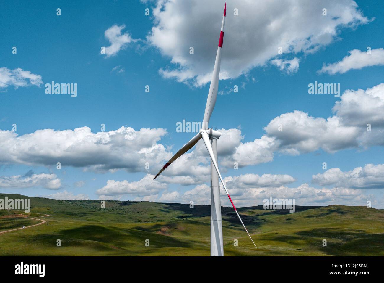 Wind energy on farm hi-res stock photography and images - Alamy