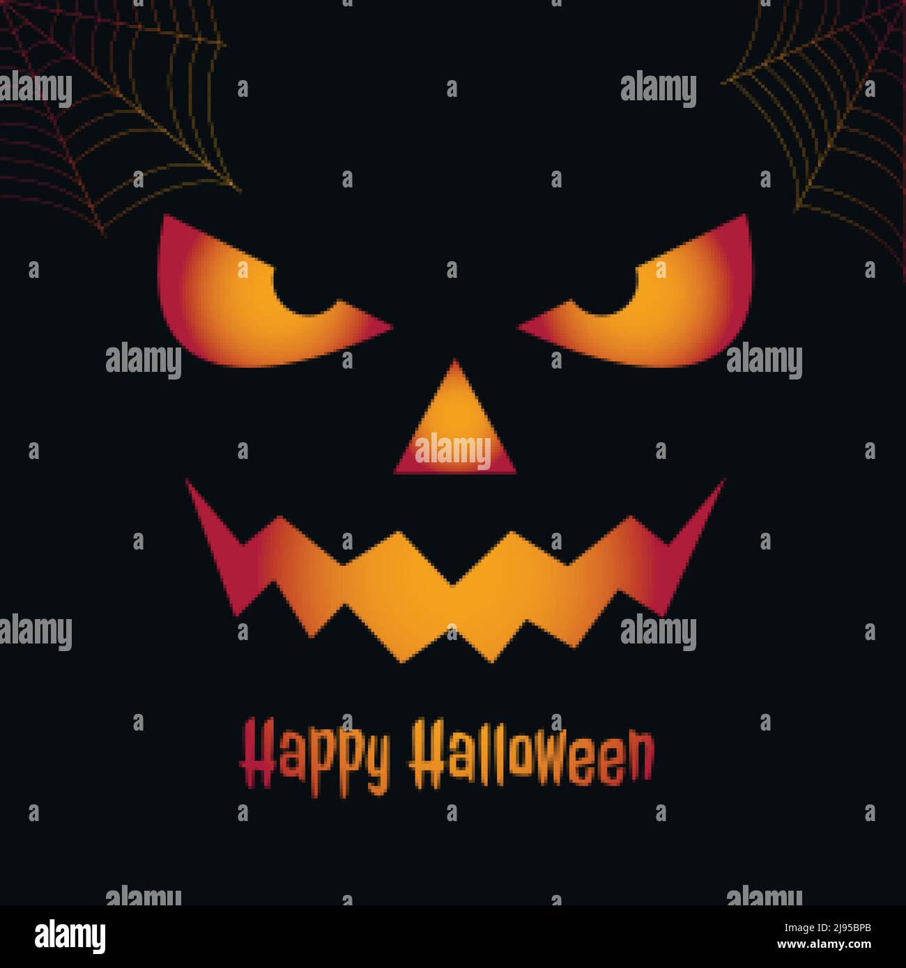 Terror face Stock Vector Images - Alamy