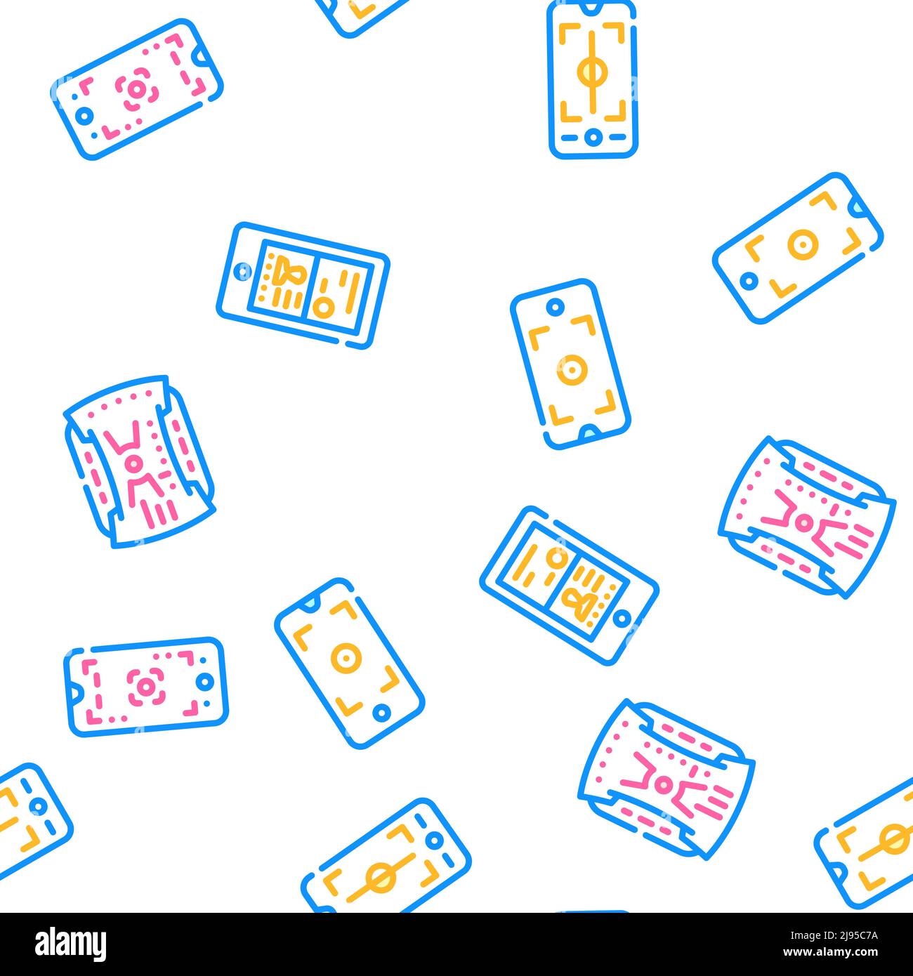 Viewfinder Smartphone Function Icons Set Vector Stock Vector Image & Art - Alamy