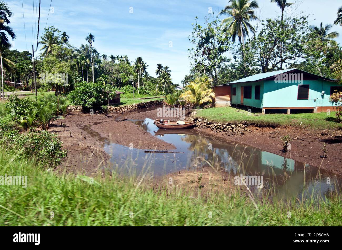 Small house on Babeldaob Island, Palau, Micronesia Stock Photo - Alamy