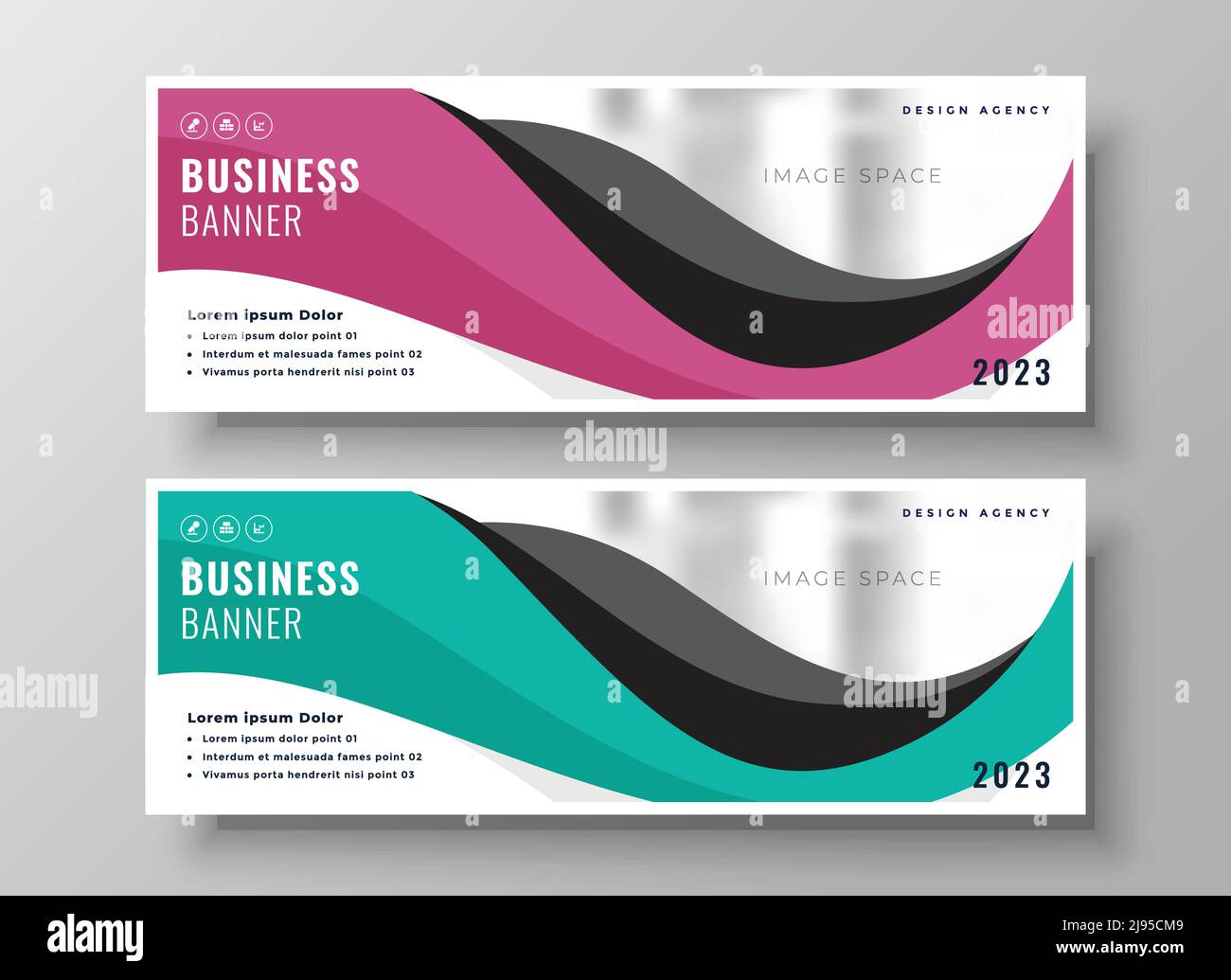 Wavy banner hi-res stock photography and images - Alamy