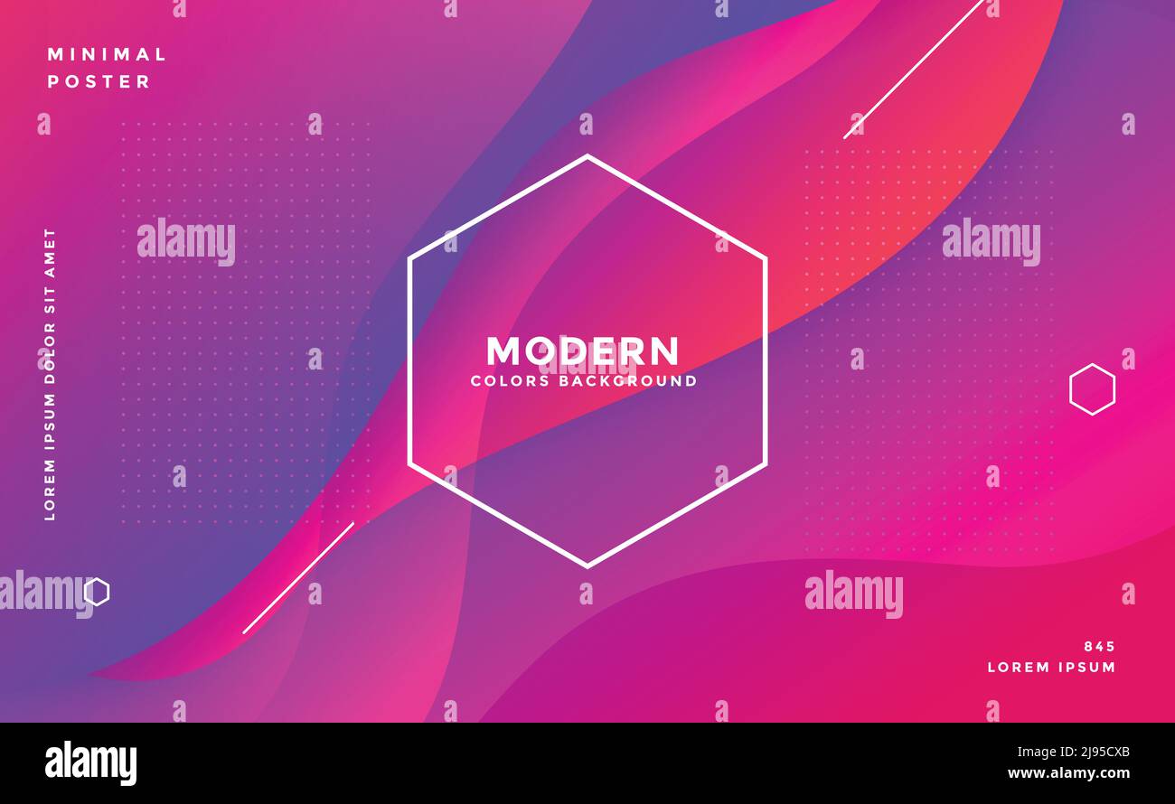 fluid style modern vibrant abstract banner design Stock Vector Image ...