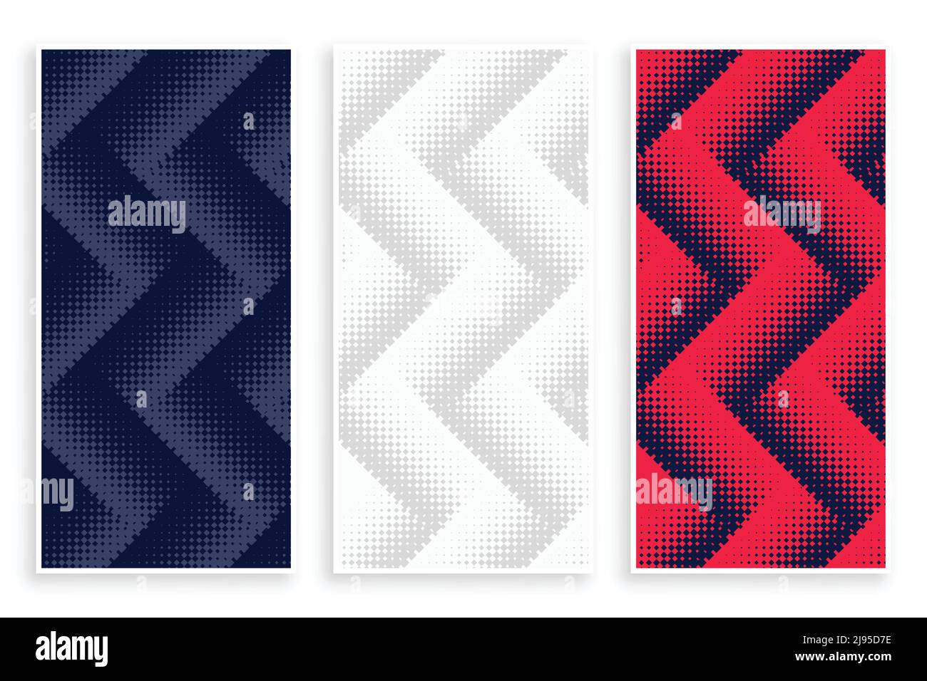 Vertical zig zag pattern Cut Out Stock Images & Pictures - Alamy