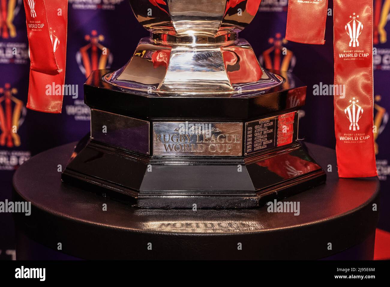 The name tag on The Rugby League World Cup Stock Photo - Alamy