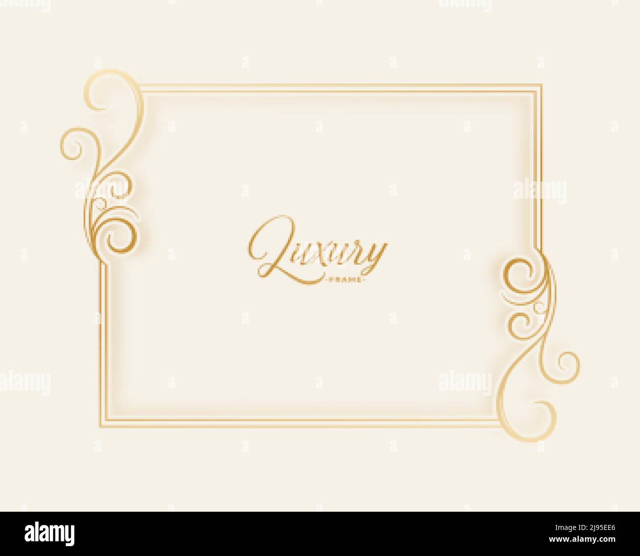 classic floral frame background with text space Stock Vector Image ...