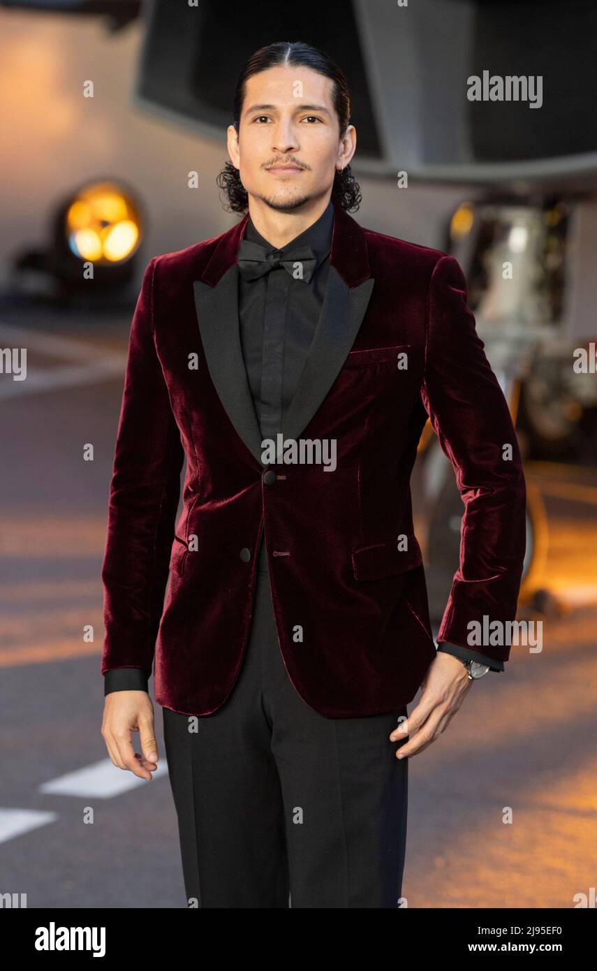 London, UK. Danny Ramirez at the Top Gun: Maverick Royal Film ...