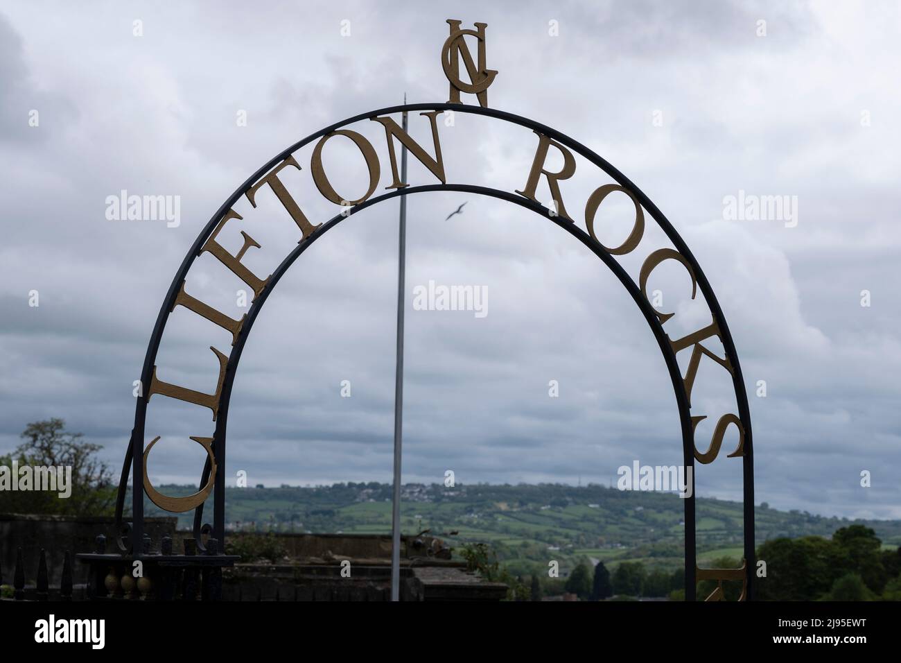 Old sign for Clifton Rocks Railway on 6th May 2022 in Bristol, United ...