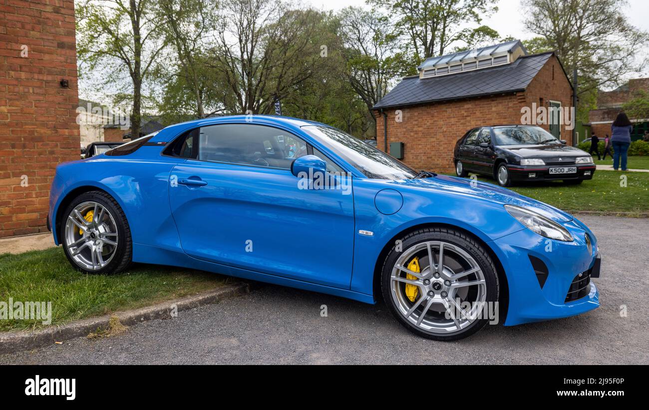 Alpine A110 Pure Auto ‘4202VB’ on display at the April Scramble held at ...