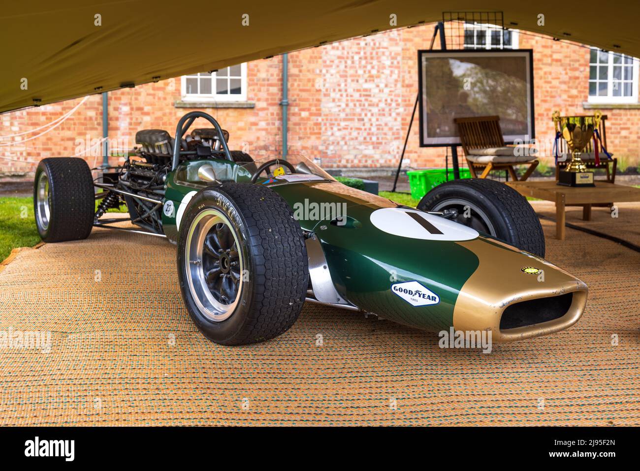 Brabham BT24, on display at the April Scramble held at the Bicester ...