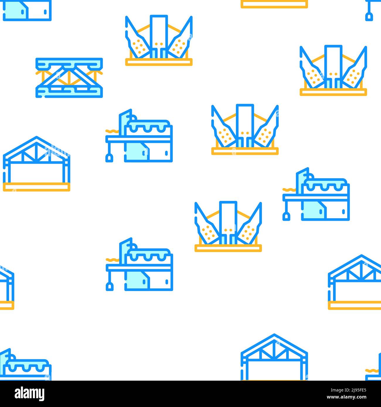 Steel framing structure Stock Vector Images - Alamy