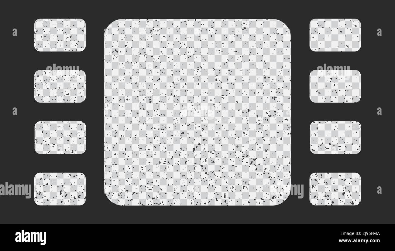 Old cinematic frame on a transparent background Video Camera roll ...