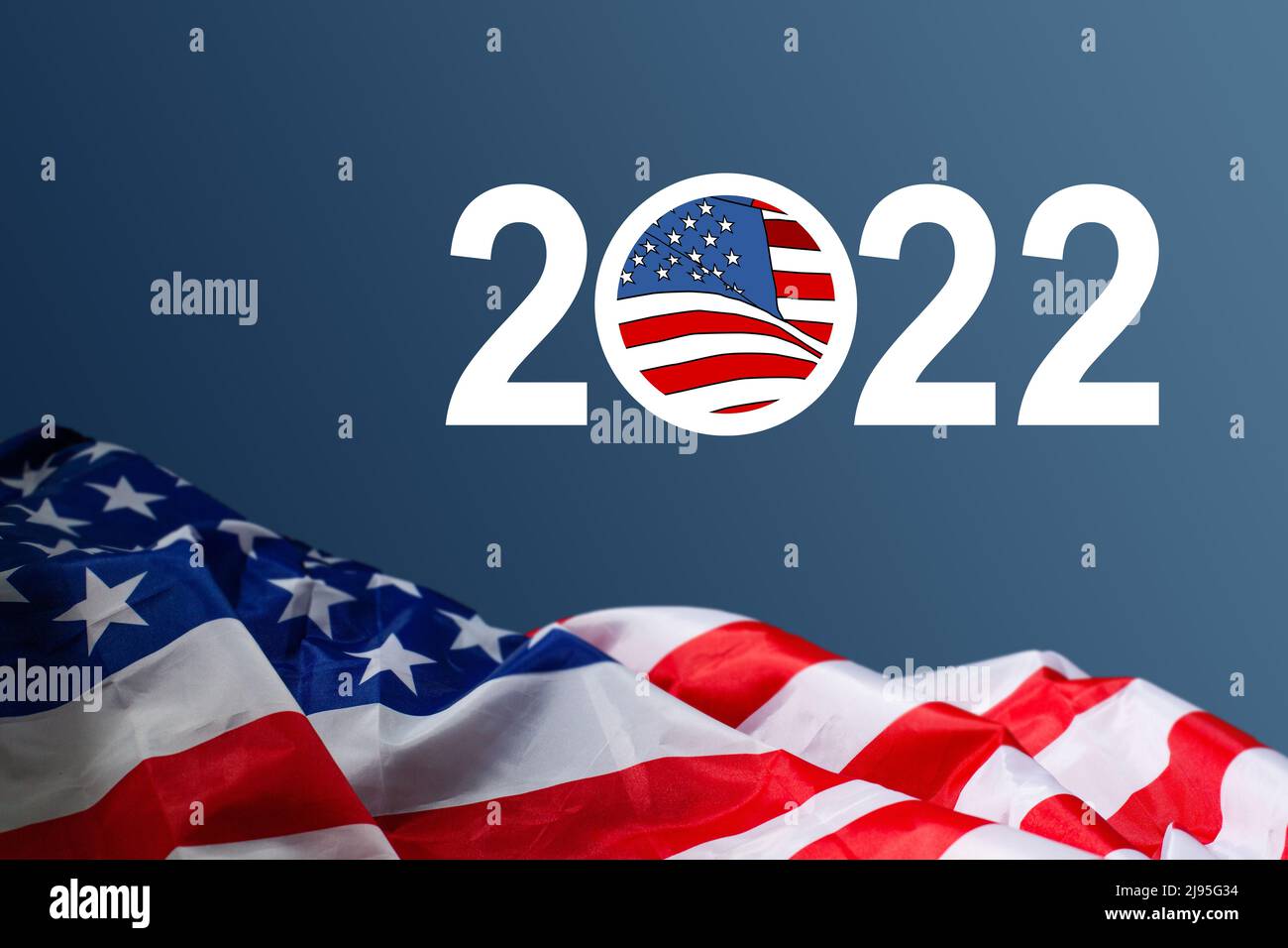 2022 Election campaign buttons with the USA flag - Illustration Stock ...