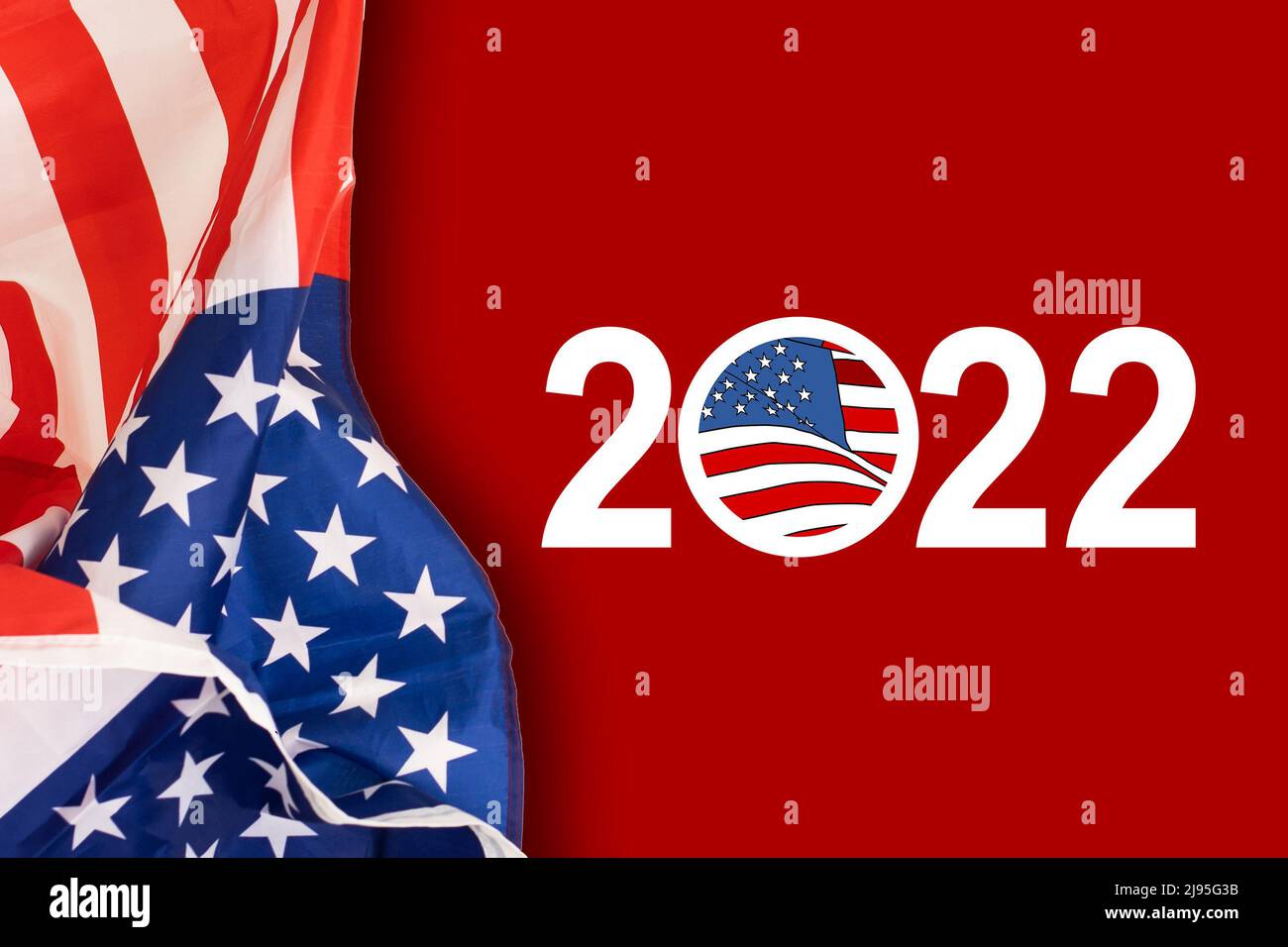 2022 Election campaign buttons with the USA flag - Illustration Stock ...