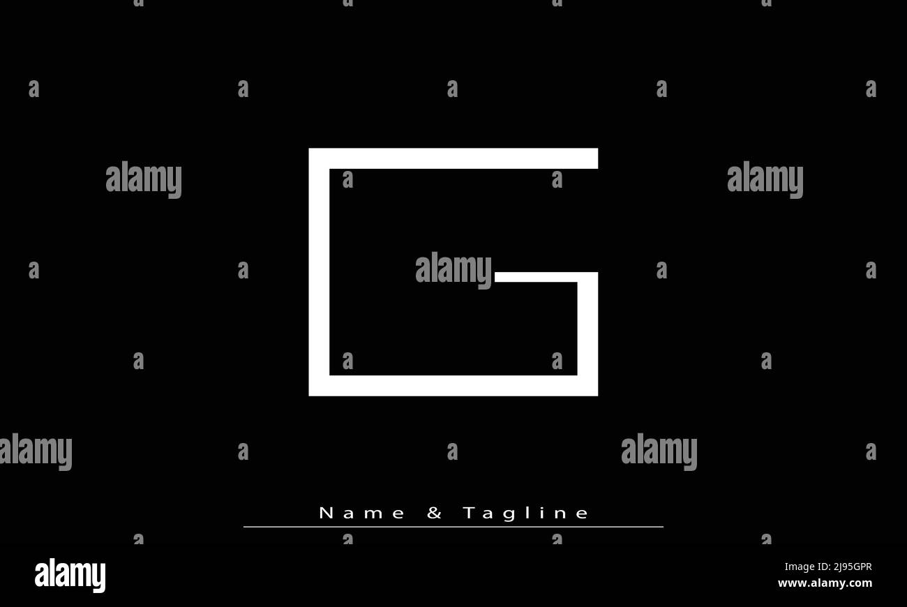 Alphabet letters Initials Monogram logo G Stock Vector Image & Art - Alamy