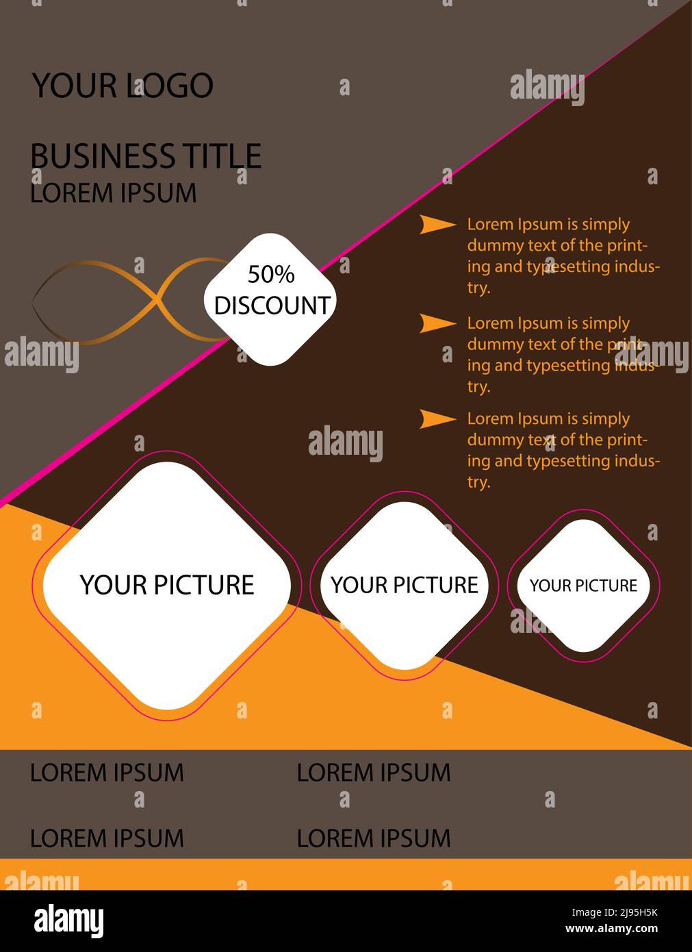 Flyer design hi-res stock photography and images - Alamy