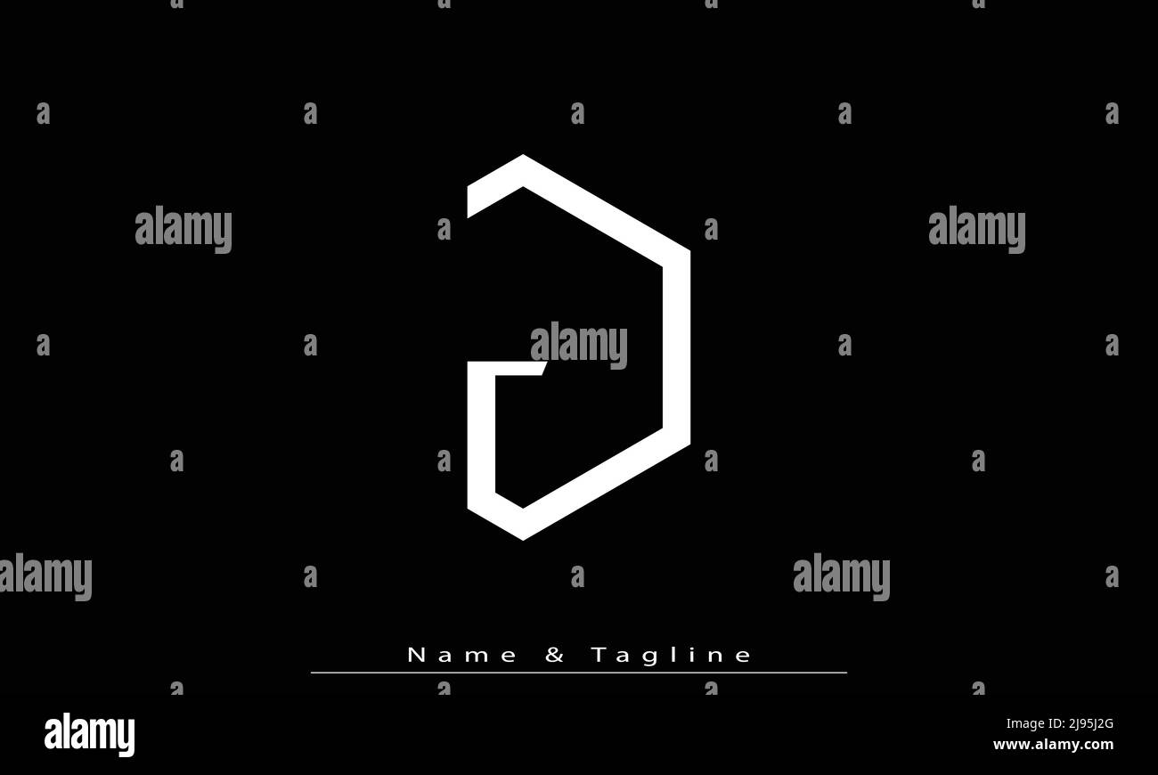 J monogram logo Stock Vector Images - Alamy
