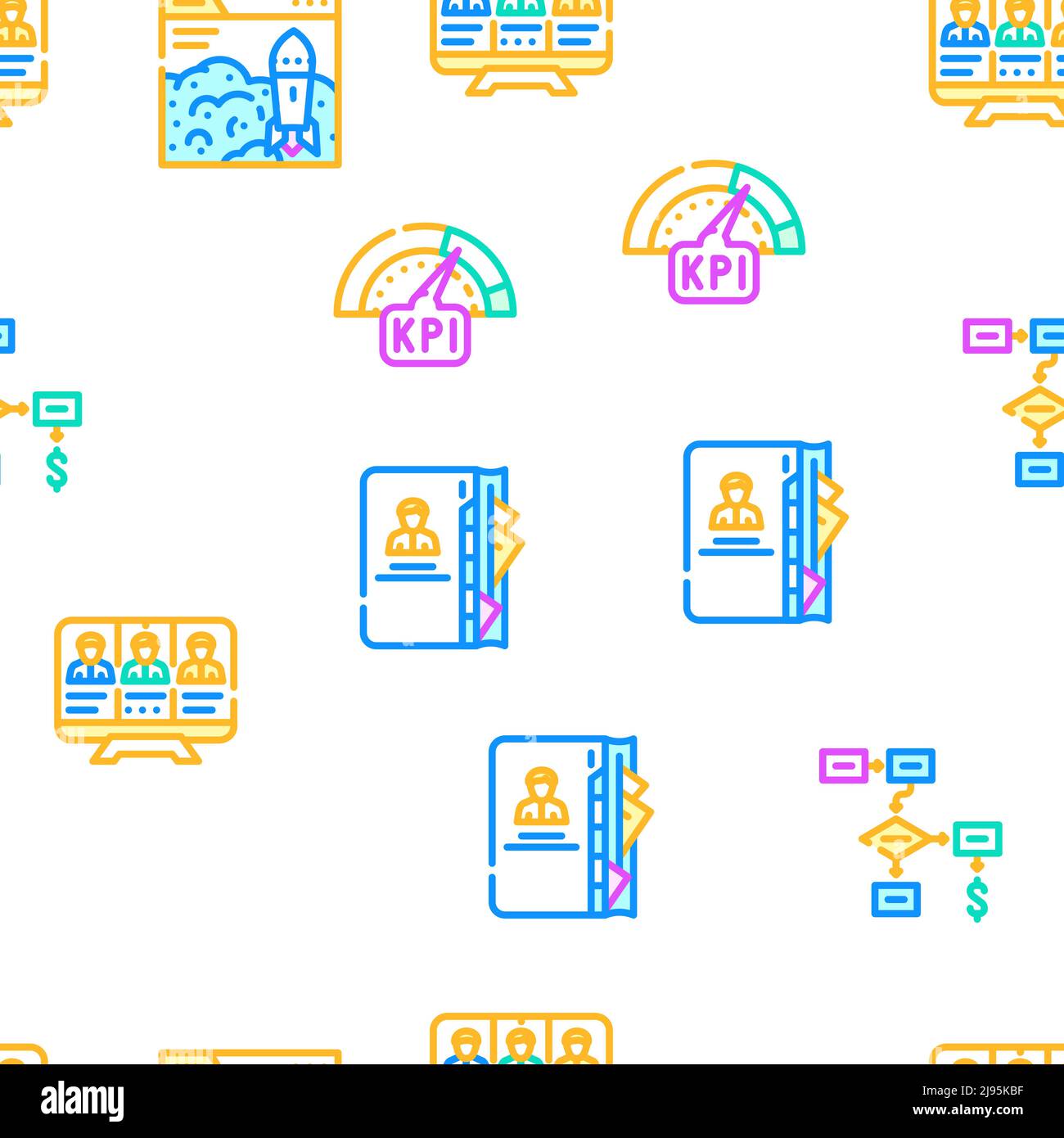 Business Management Business Icons Set Vector Stock Vector Image & Art ...