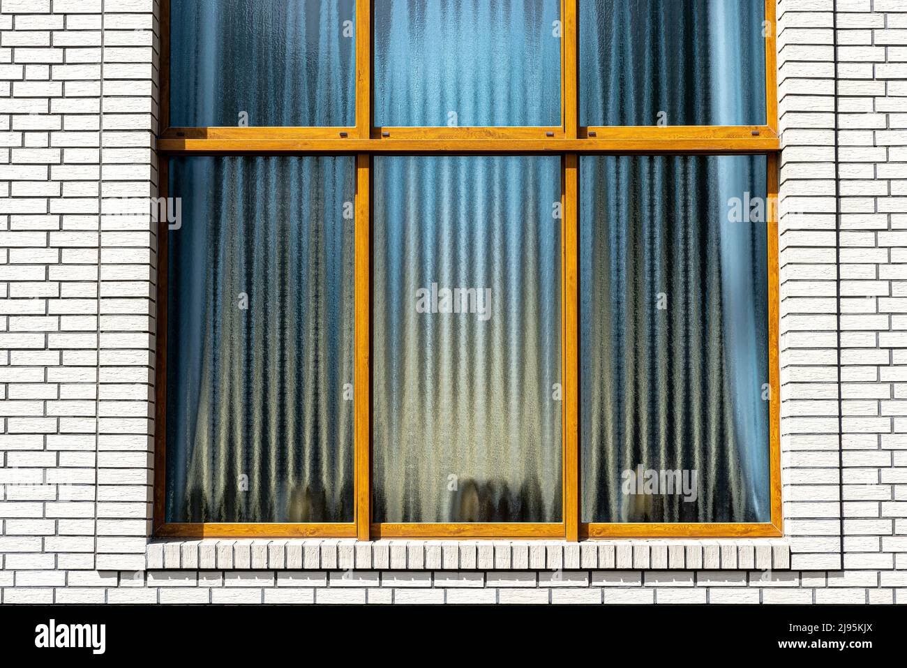 The church has a classic white brick facade and a large rectangular ...