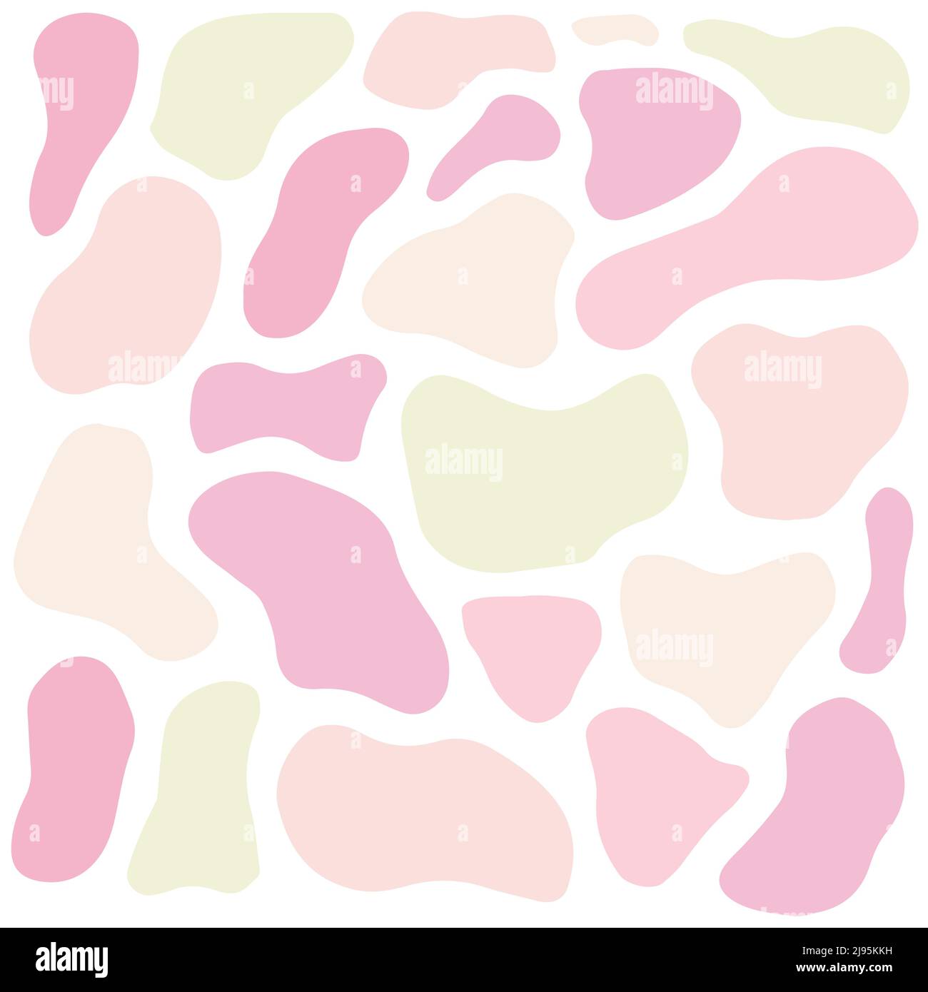 Vector pastel colors various abstract shapes. Cute Boho nursery clipart ...