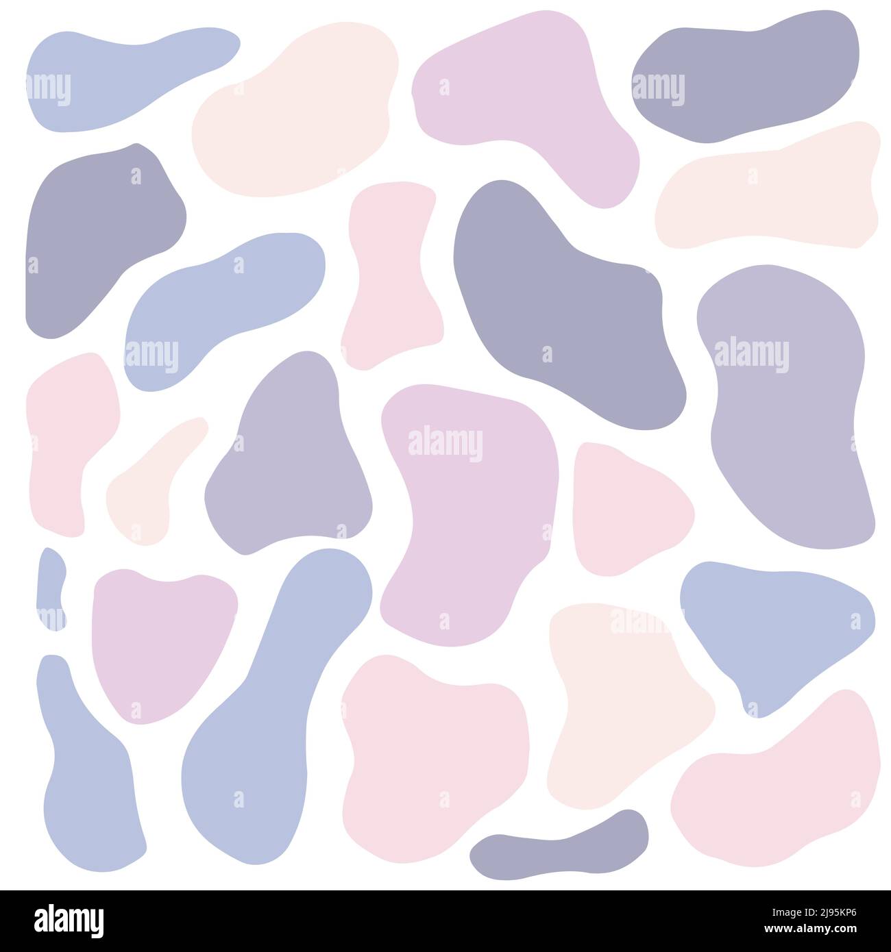 Vector pastel colors various abstract shapes. Cute Boho nursery clipart ...