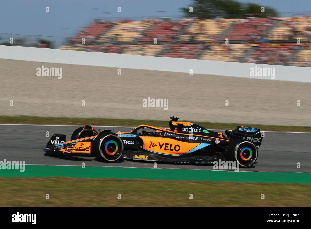 Barcelona, Spain. 20th May, 2022. Daniel Ricciardo (AUS) McLaren MCL36 ...