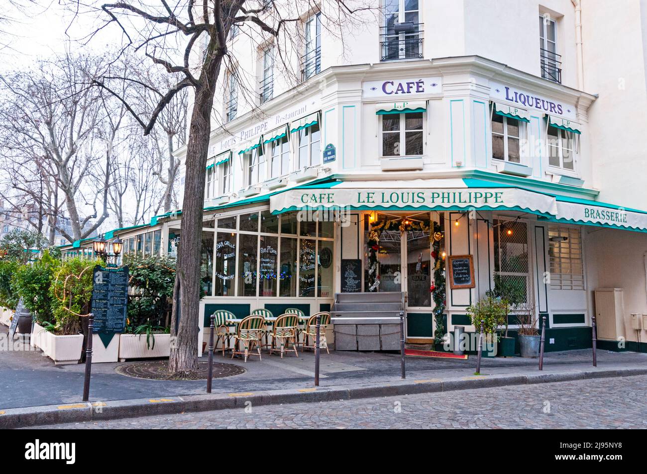 Cafe in Le Marais, Paris, France Stock Photo - Alamy