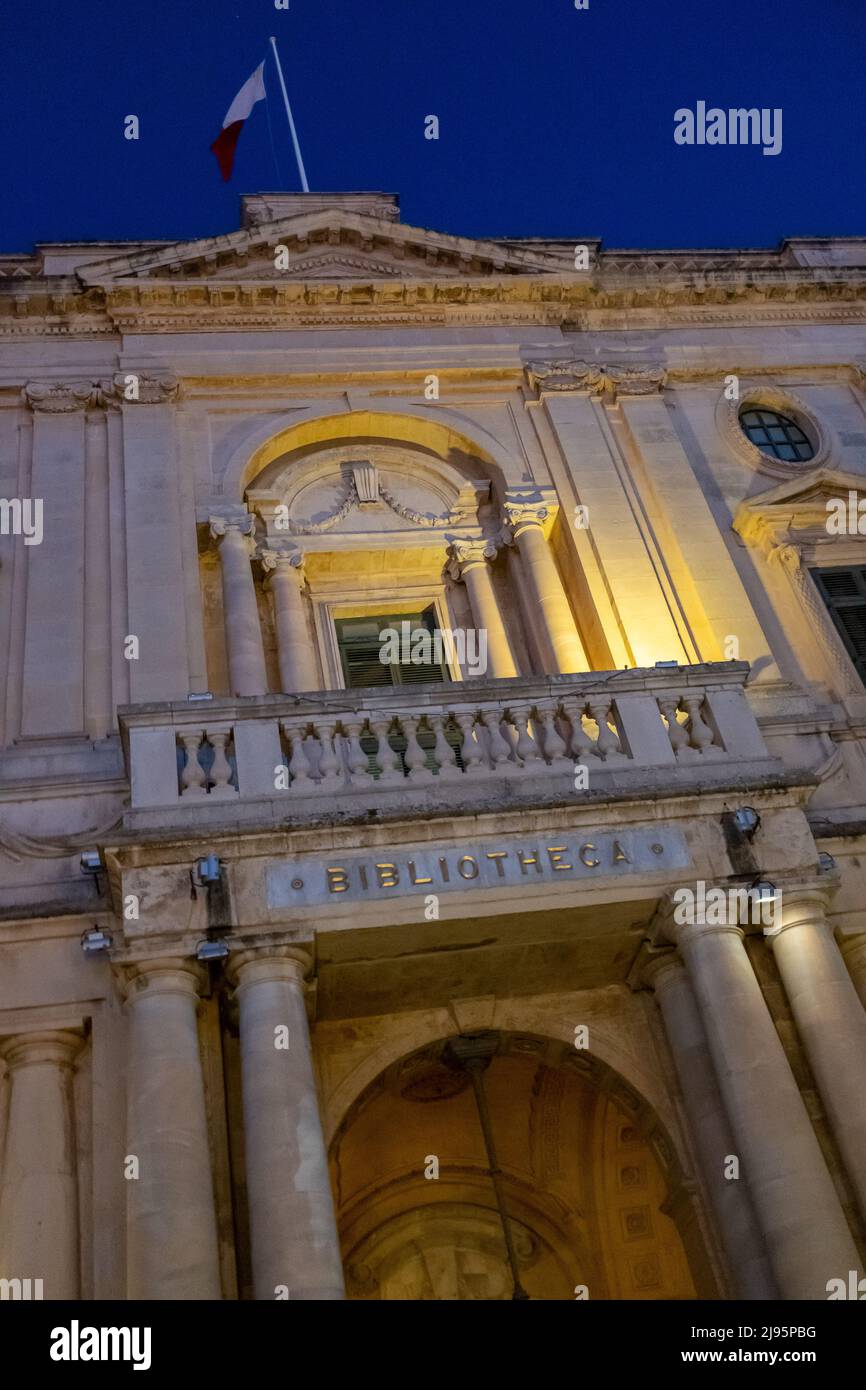 National malta library hi-res stock photography and images - Alamy