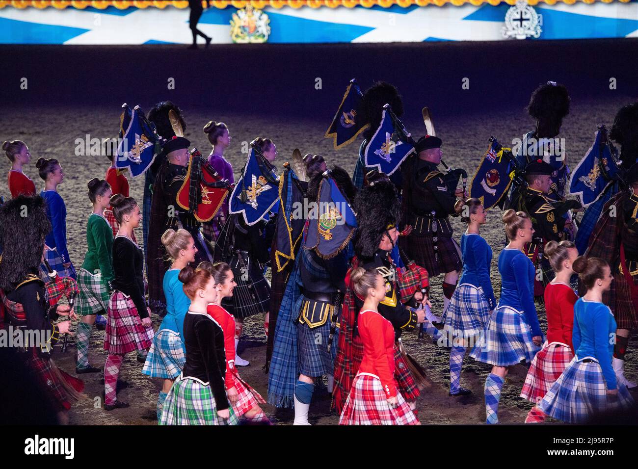 The Dancers of the Royal Edinburgh Military Tattoo put on a colourful ...