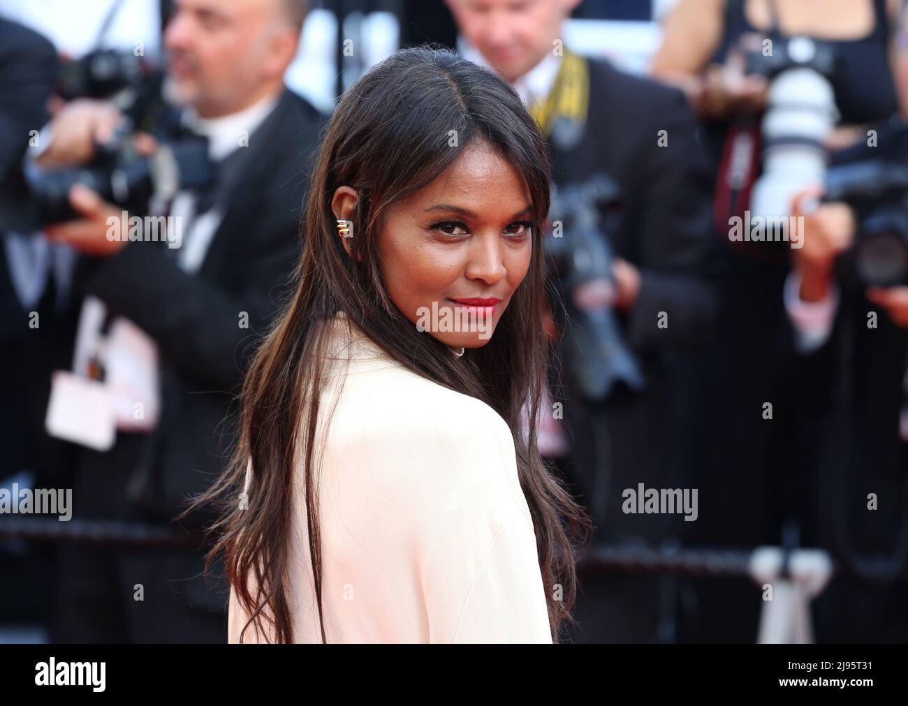 Cannes, France. 20th May, 2022. Liya Kebede arriving on the red carpet ...