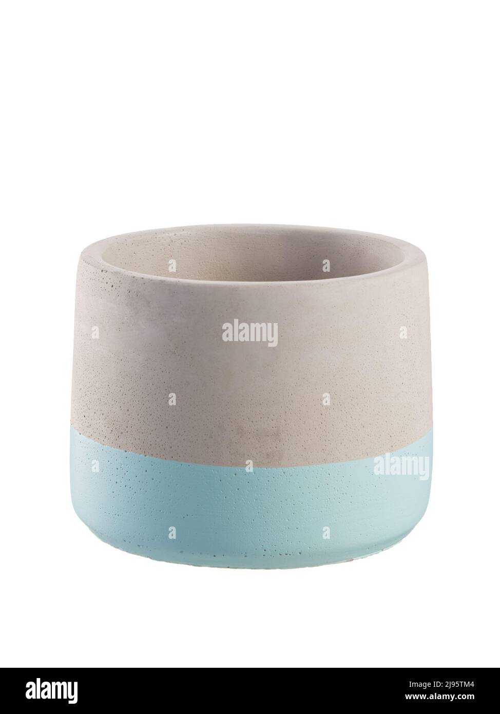 Empty flower pot isolated on white Stock Photo - Alamy