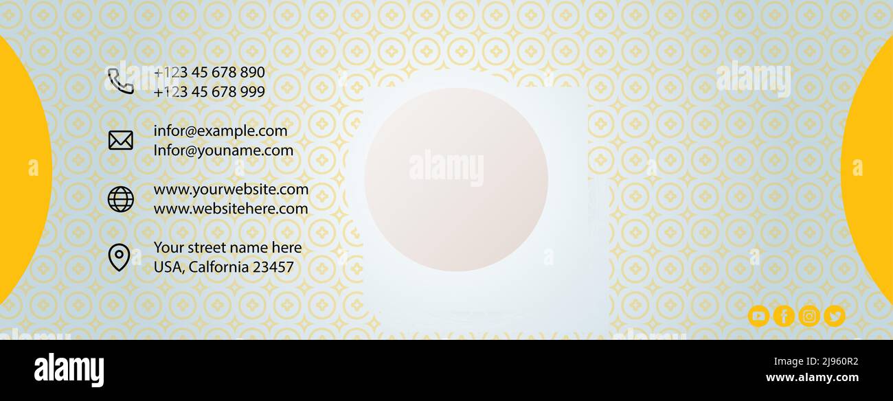 Web banner and social media facebook cover template design Stock Vector ...