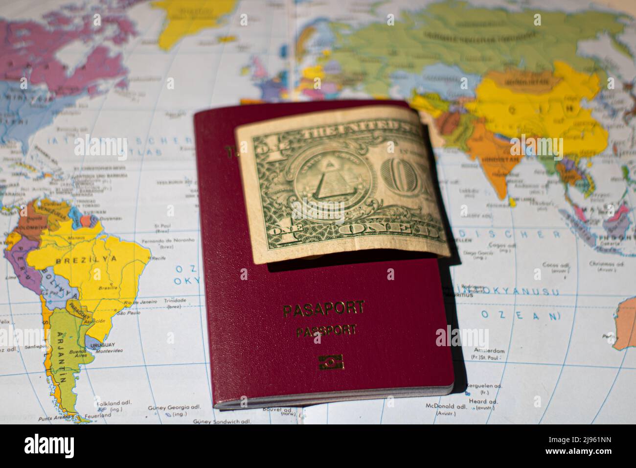 Russian paper money passport hi-res stock photography and images - Alamy