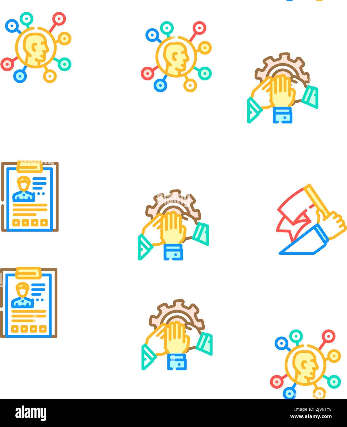 Leadership Leader Business Skill Icons Set Vector Stock Vector Image ...