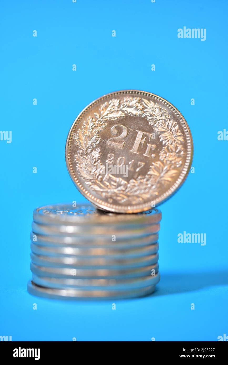 Coin coins currency money helvetia hi-res stock photography and images ...