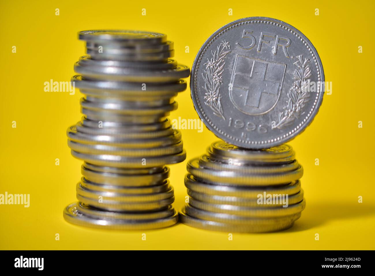 Coin coins currency money helvetia hi-res stock photography and images ...