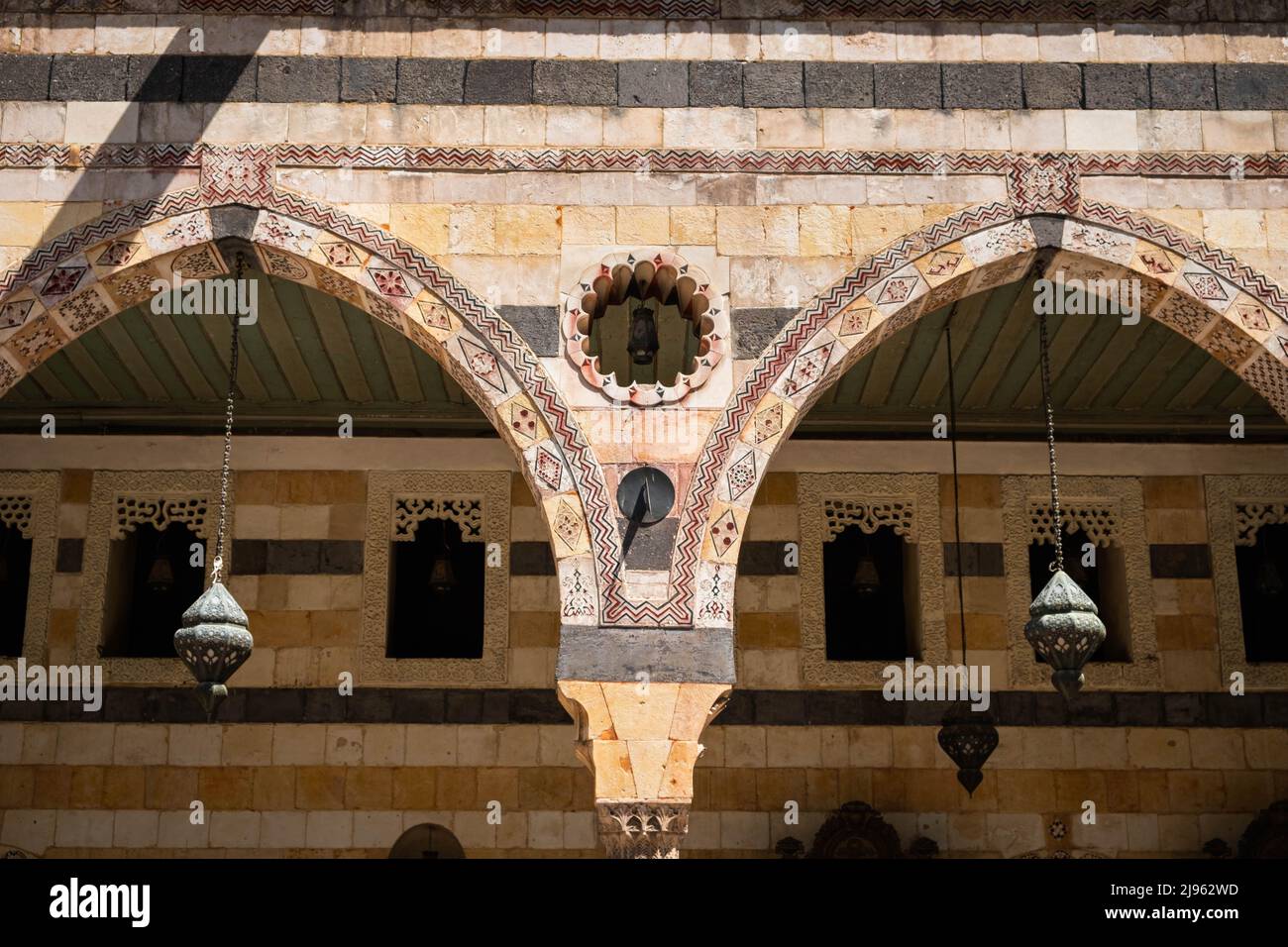 Damascus, Syria -May, 2022: Inside the historical landmark and museum ...