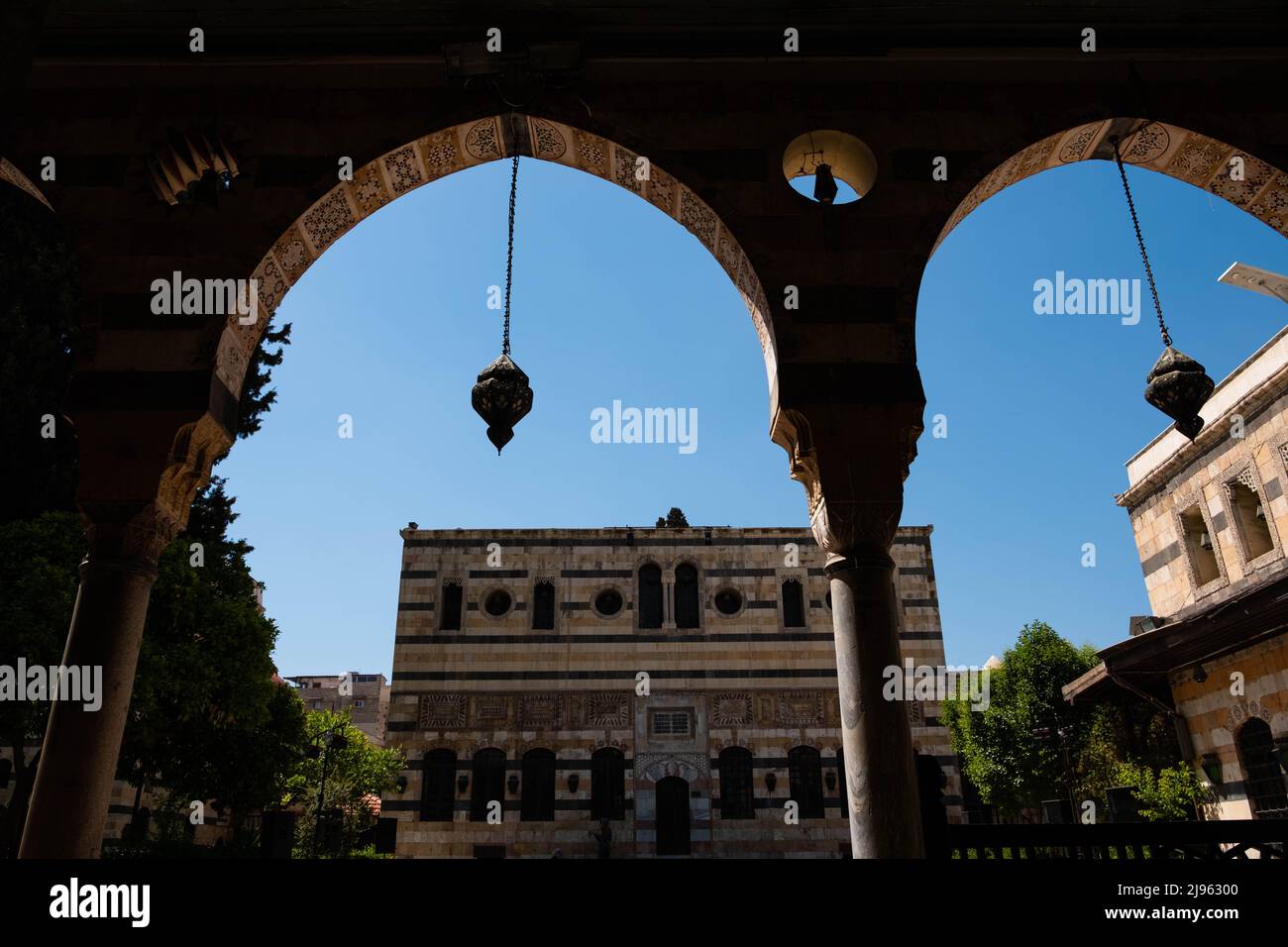 Damascus, Syria -May, 2022: Inside the historical landmark and museum ...