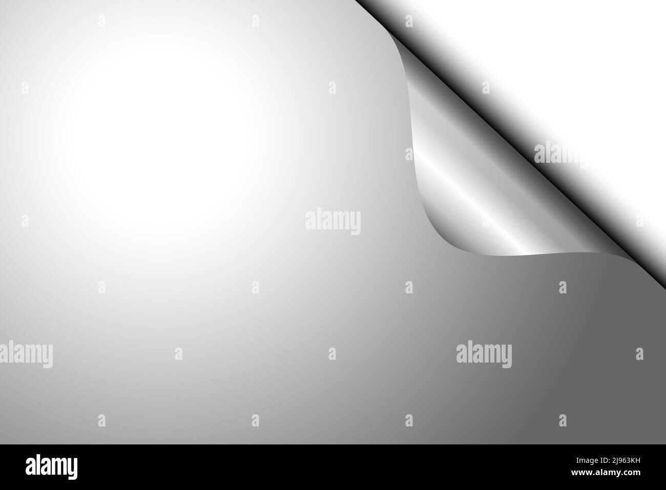 paper note sheet label with turn over edge curl Stock Photo - Alamy