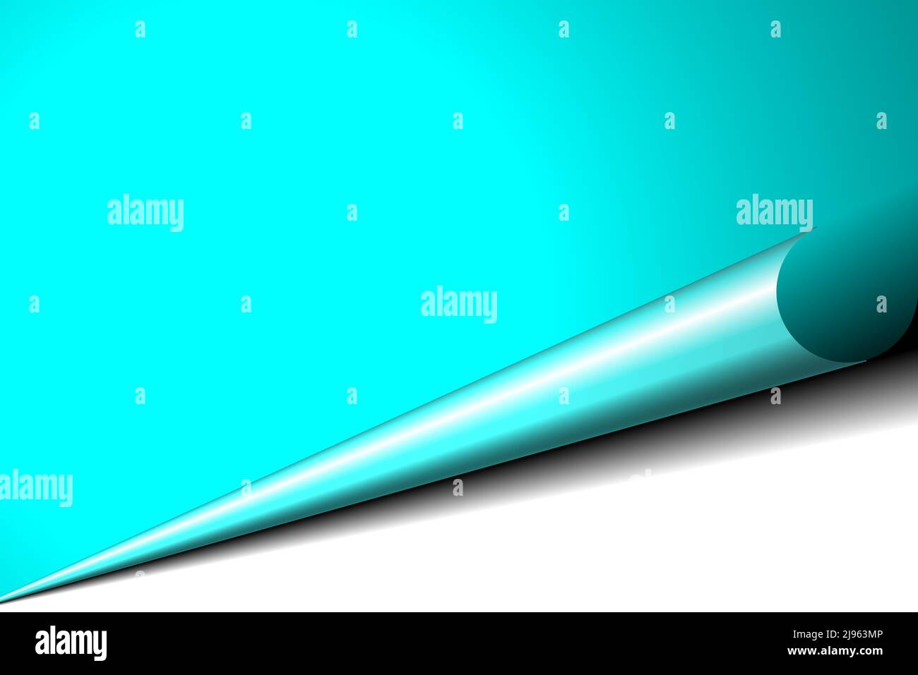 paper note sheet label with turn over edge curl Stock Photo - Alamy