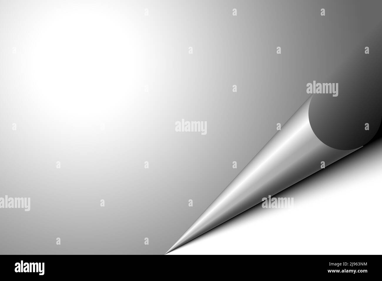 paper note sheet label with turn over edge curl Stock Photo - Alamy