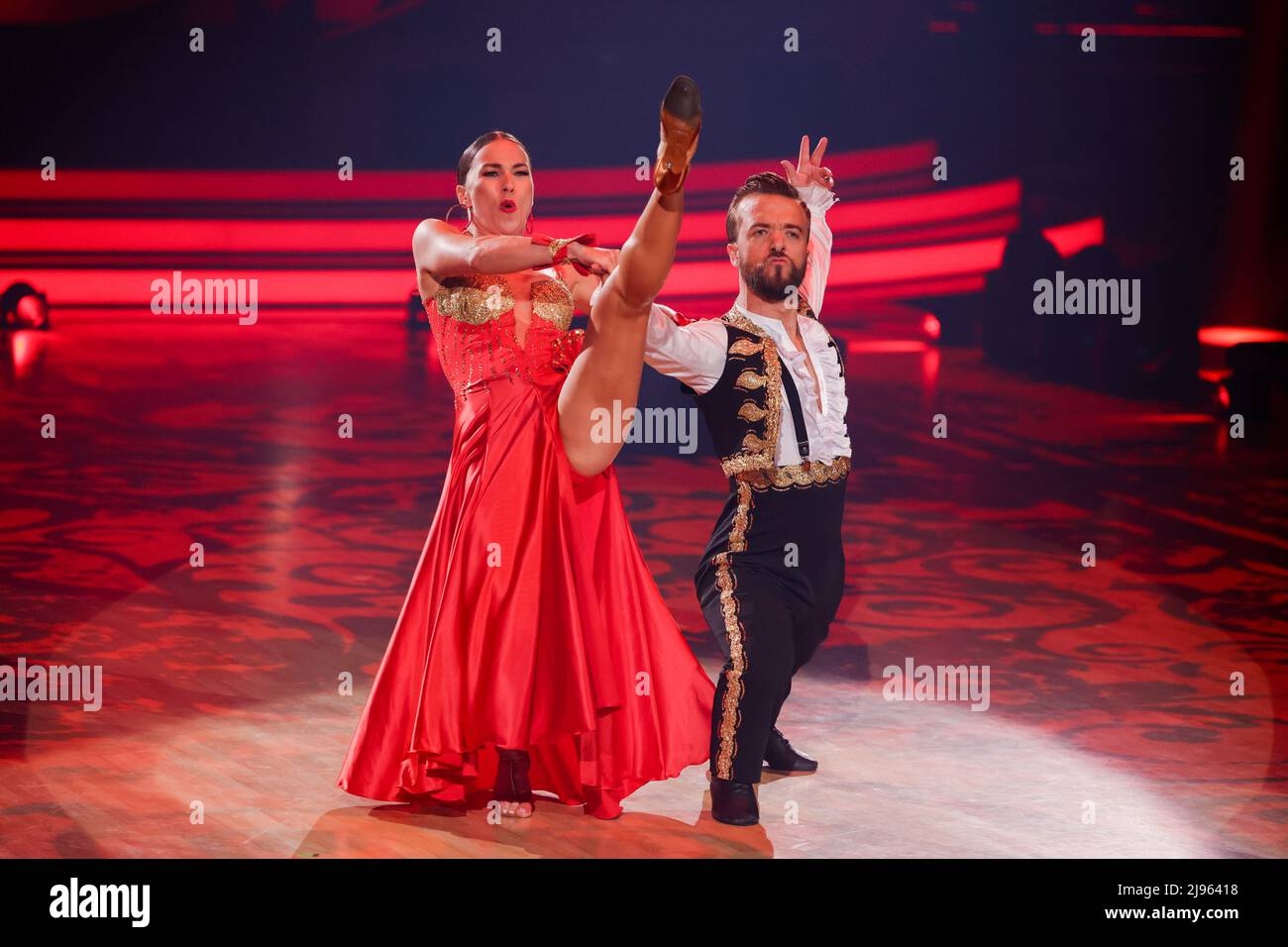 Cologne, Germany. 20th May, 2022. Mathias Mester, athlete, and Renata ...