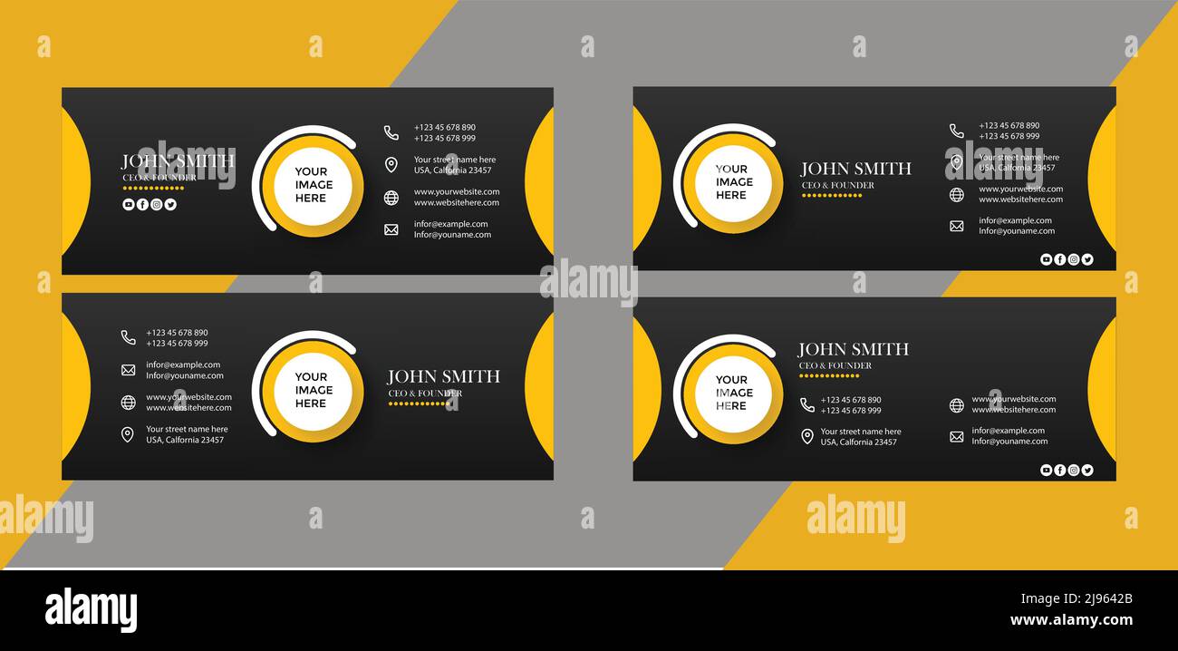 Web banner and social media facebook cover template design Stock Vector ...