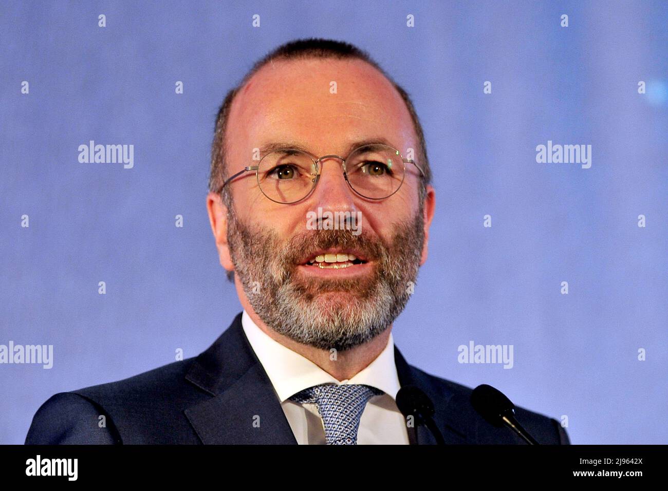 Napoli, Italy. 20th May, 2022. Manfred Weber, member of the European ...