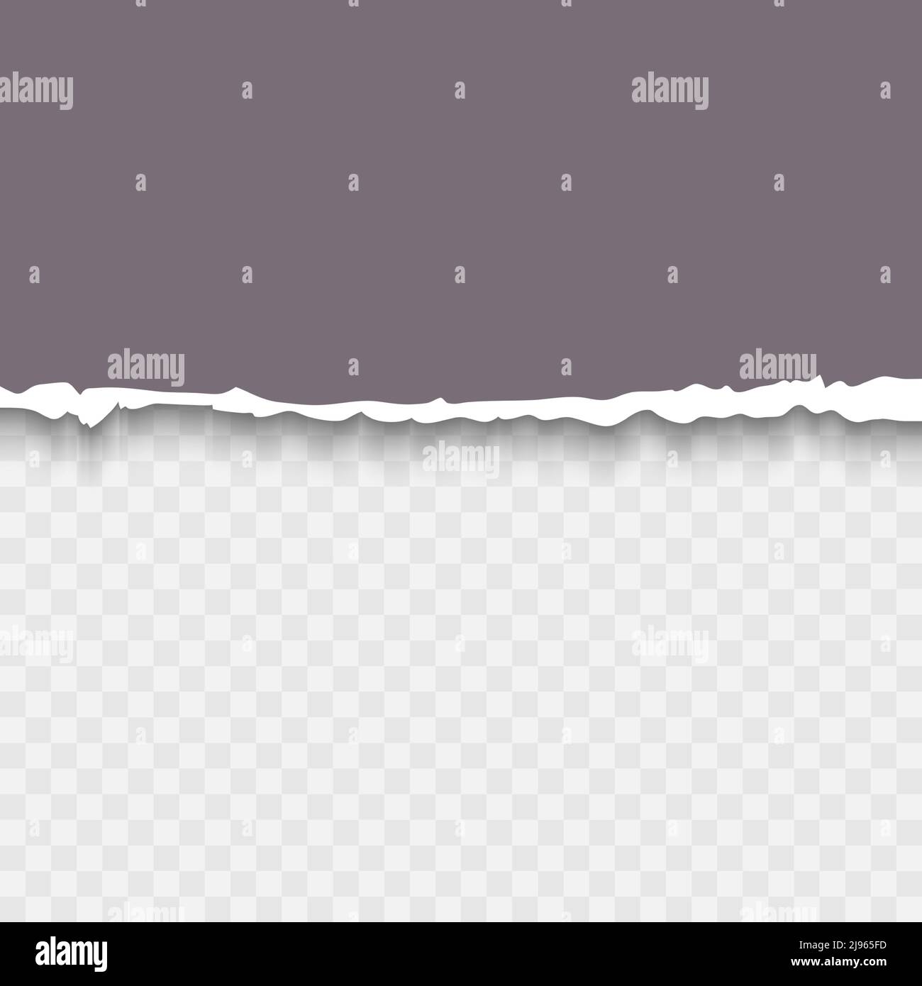 Torn piece of sheet gray paper from the bottom vector realistic ...